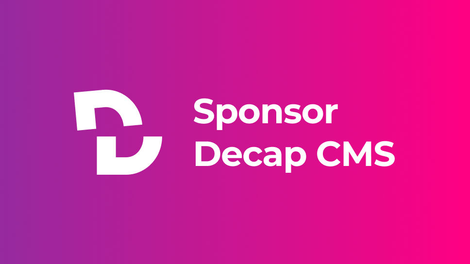 You can now sponsor Decap CMS | Decap CMS | Open-Source Content Management System